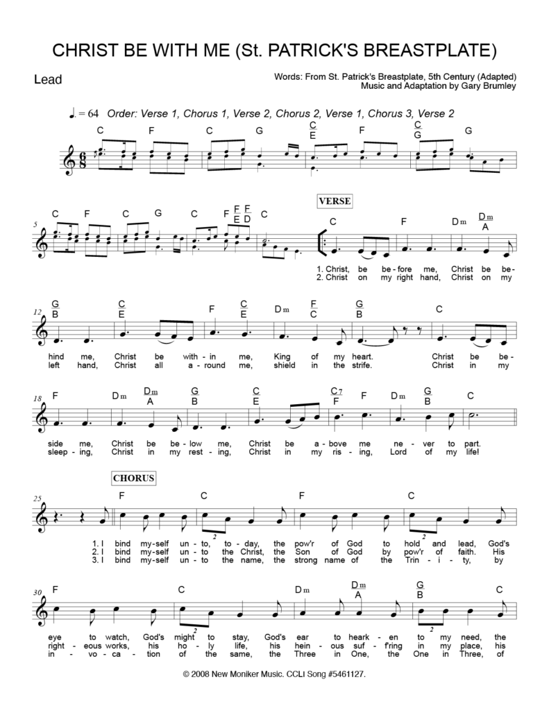Christ Be With Me (St. Patrick’s Breastplate) - New Moniker Music